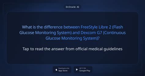 What Is The Difference Between Freestyle Libre 2 Flash Glucose Monitoring System And Dexcom G7