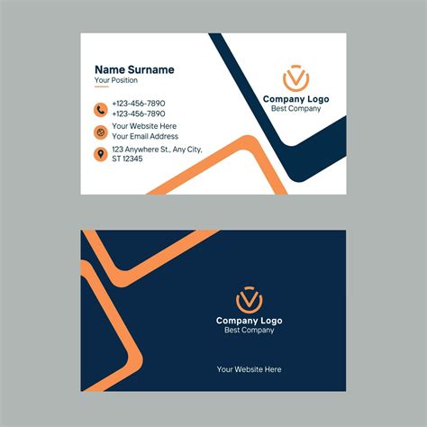 Creative Business Card Design Templates Professional And Elegant