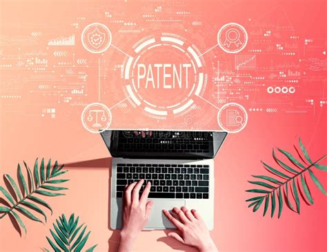 Patent Concept With Person Using A Laptop Stock Image Image Of Woman