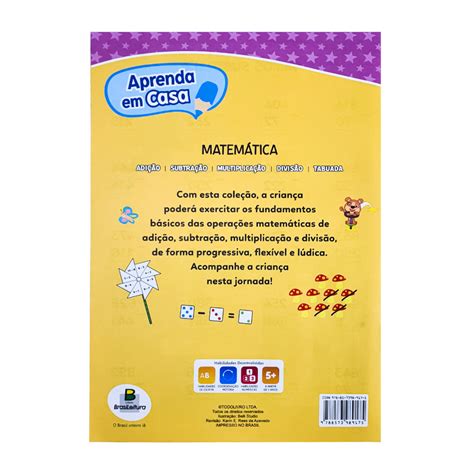 Aprenda Em Casa Matemática Subtração Grampeado