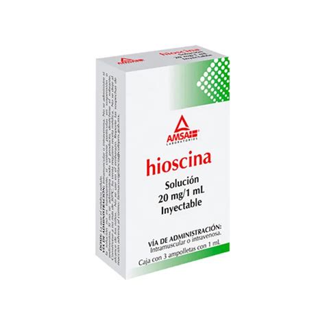 ¿qué Es La Butilhioscina ¿para Qué Sirve Precio Y Dosis