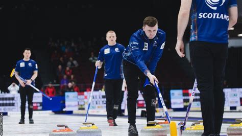 World Mens Curling Championship Scotland To Play Canada For Gold