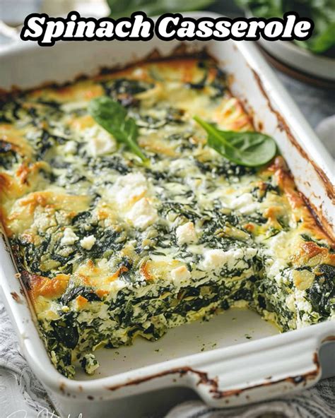 Spinach Casserole Recipe Foodyhealthylife