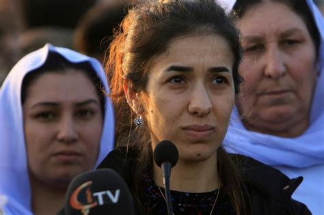 Nadia Murad An Iraqi Yazidi Woman Held As A Sex Slave By Islamic State Militants Who Won This