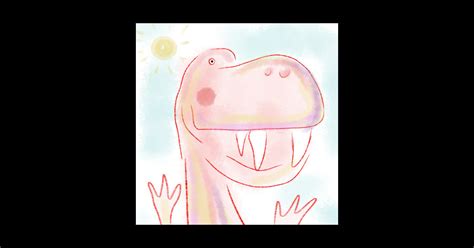 Cute T Rex Cute Sticker Teepublic