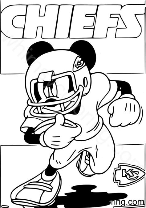 21 Free Kansas City Chiefs Coloring Pages Printable Whimsy Coloring
