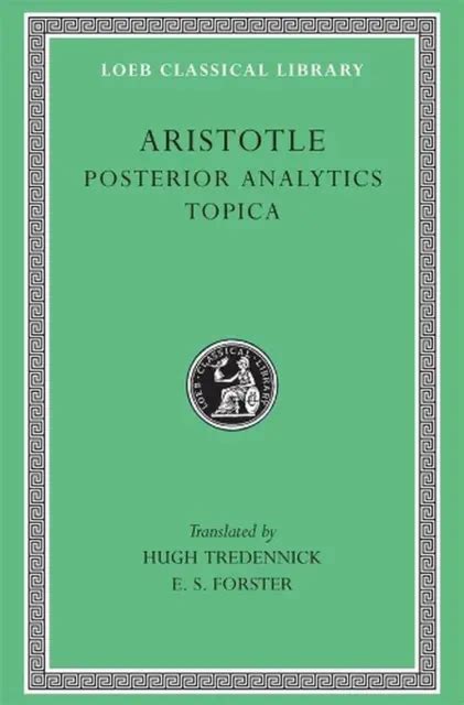 Posterior Analytics Topica By Aristotle English Hardcover Book Eur