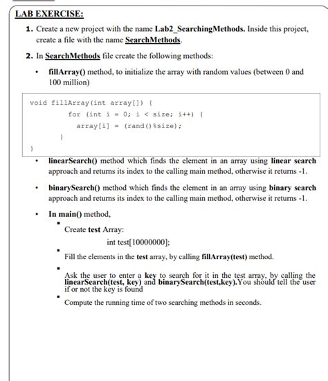Solved LAB EXERCISE Create A New Project With The Name Chegg