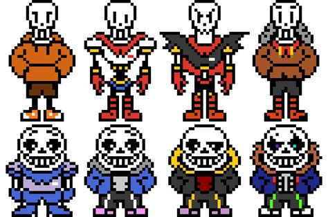Undertale Sprites Pixel Art Maker