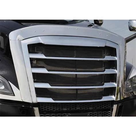 Stainless Steel Grille Surround W Hood Tilt Handle For Freightliner
