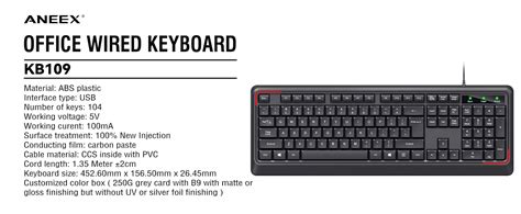 Bulk Buy China Wholesale W Kb Factory Wholesale Keys Computer Keyboard Wired Membrane