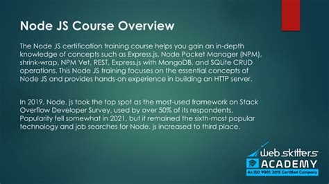 Ppt Best Node Js Course Powerpoint Presentation Free Download Id