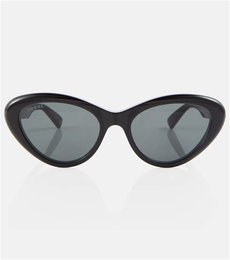 Cat Eye Sunglasses In Black Gucci Mytheresa