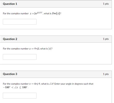 Solved For The Complex Number Z Ej What Is Im Z Chegg