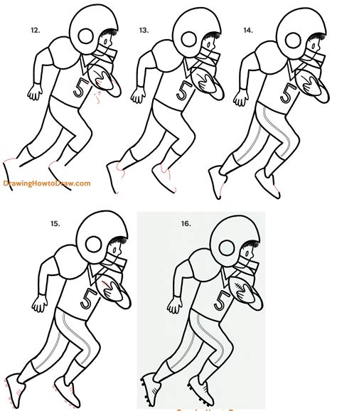 How To Draw Easy Football