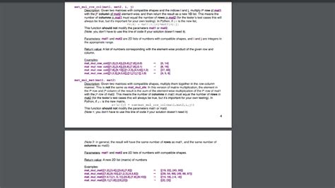 Solved Functions The Following Are The Functions You Must