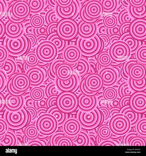 Abstract Seamless Pattern Vector Concentric Circle Background Stock Vector Image And Art Alamy