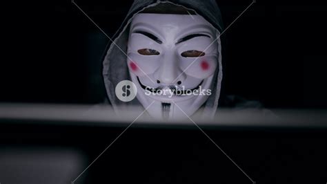 Male Hacker In Mask Moment Stock Image Sbi 350010226 Storyblocks