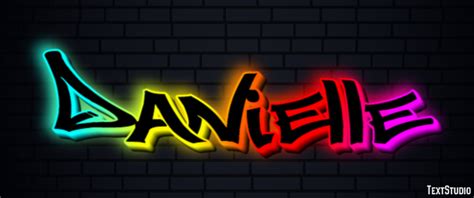 Danielle Text Effect And Logo Design Name