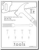 T Is For Tools Preschool Printables School Days Community Helpers