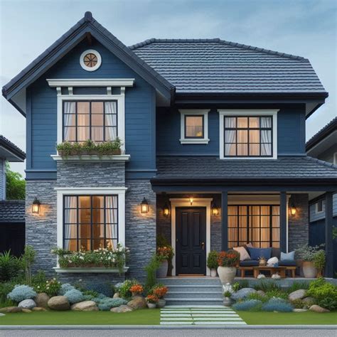 Blue House Ideas