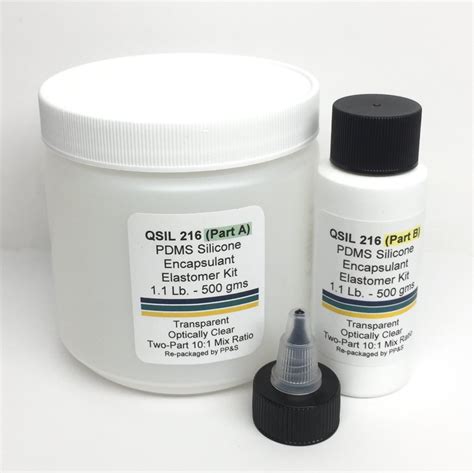 Qsil 216 Clear Liquid Silicone Pdms Elastomer Encapsulant 1 1 Lb 500 Gram Kit Includes Part