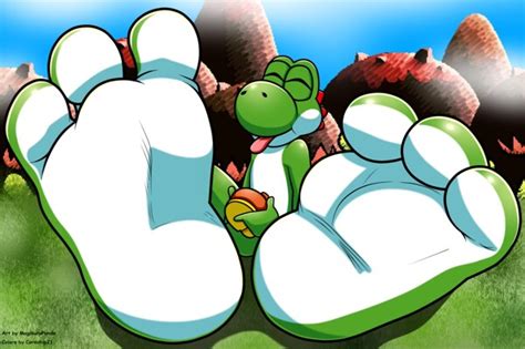 Frito Colors Big Yoshi Feet Alt By Magikurupanda By Cornchip21