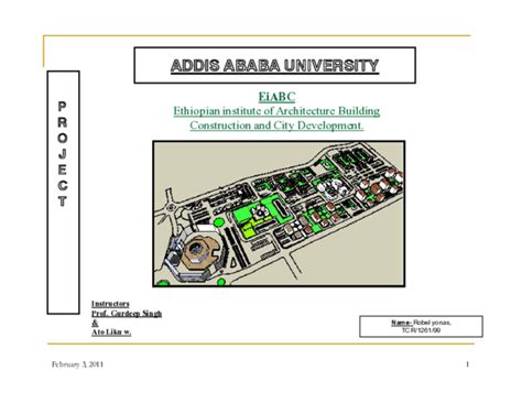 Pdf Urban Design Project In Addis Ababa