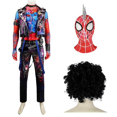 Spider Man Across The Spider Verse Cosplay Hobie Brown Spider Punk Co