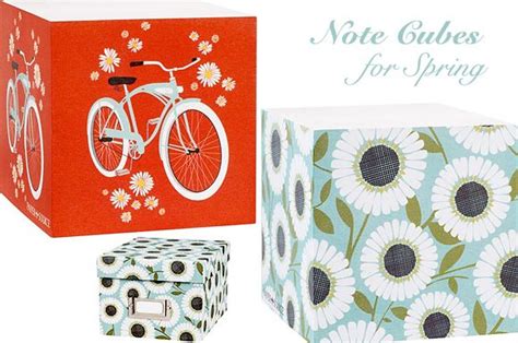 Note Cubes With Spring And Summer Patterns Cube Spring Patterns Paper Source