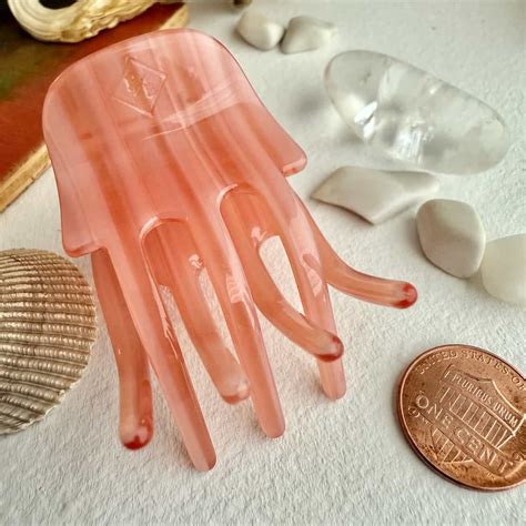 Nobra Mini Hair Claw In Hermosa Planks Canada