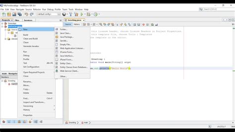 002 Java Netbeans For Information Practices 1 And 2 First Program