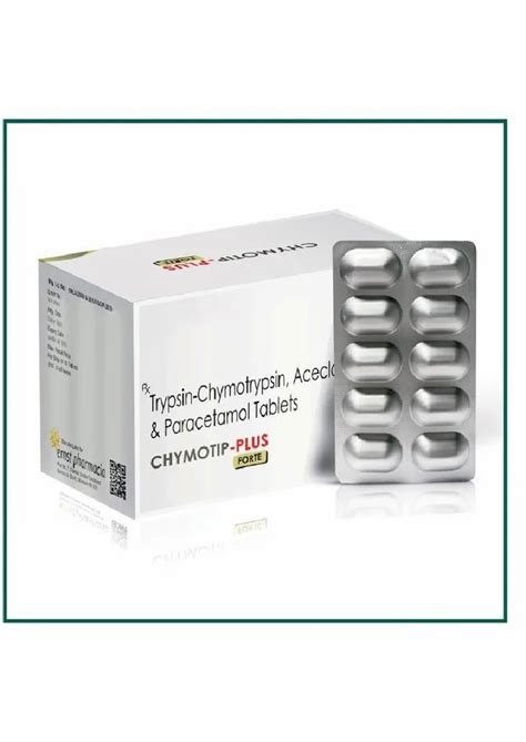 Chymotip Plus Tablet Strength 425mg At Best Price In Indore Id