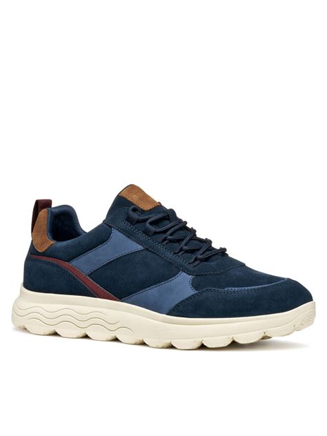 Zapatillas Geox U Spherica U56bya 022ek Cf44k Azul Marino Zapatoses