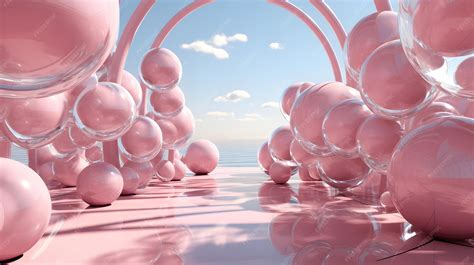 Pink Wallpaper Ai Abstract Background Premium Ai Generated Image