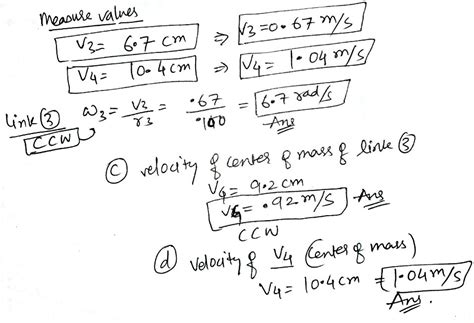 [solved] Perform Graphical Velocity Analysis Of The Slider Crank