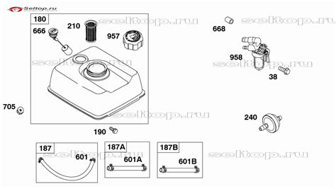 Купить система подачи топлива Briggs Stratton 138432-0162-B1