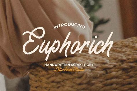 euphorich handwritten script font dafont file