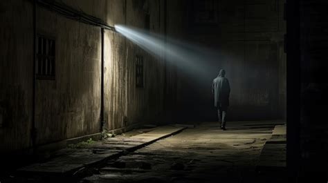 Premium Photo Ghostly Figure Among The Shadows