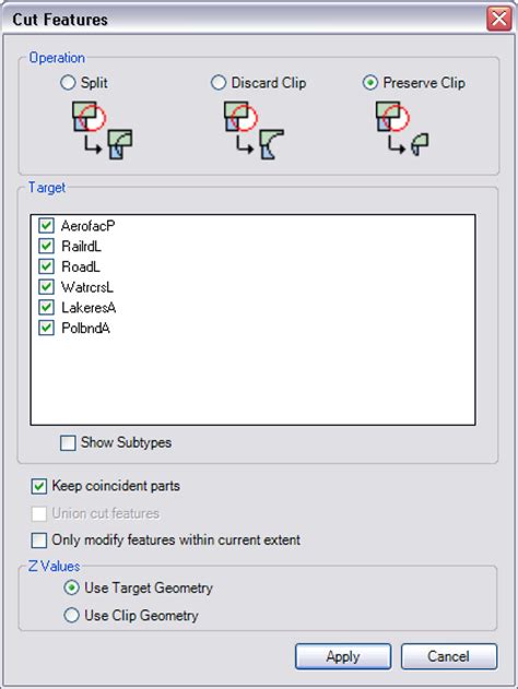 Clipping Features And Preserving Features That Fall Within The Clip