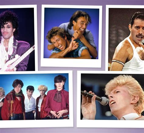 1980s Music Collage