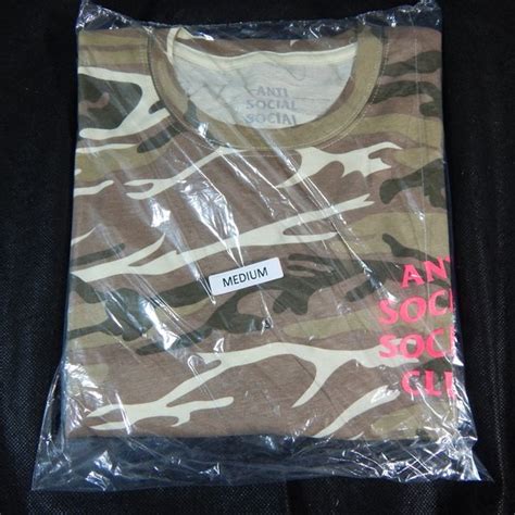 Anti Social Social Club Shirts Anti Social Social Club Ghost Camo