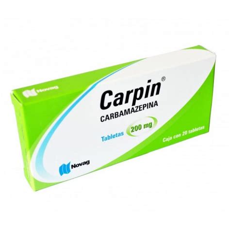 Carpin 200 Mg Tab 20 Farmacias Gen