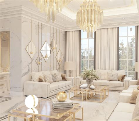 Classical Elements Dubai Villa On Behance Luxury Living Room Decor Latest Living Room
