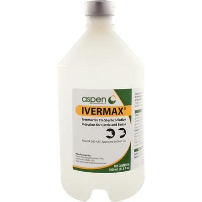 Ivermax Injectable 1 1000 Ml Aspen 10818680