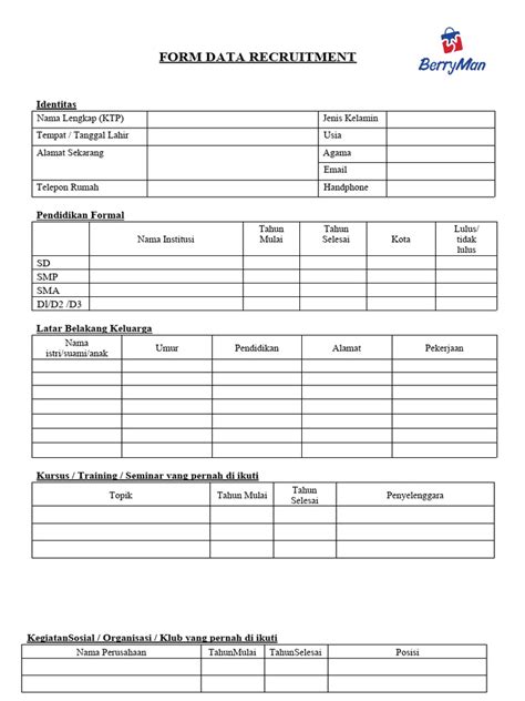 Form Applicant Pdf