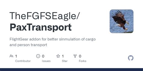 GitHub TheFGFSEagle PaxTransport FlightGear Addon For Better Sinmulation Of Cargo And Person