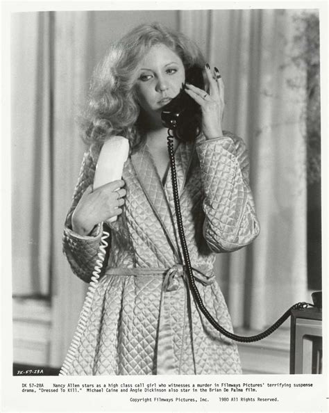 Nancy Allen In Dressed To Kill 1980
