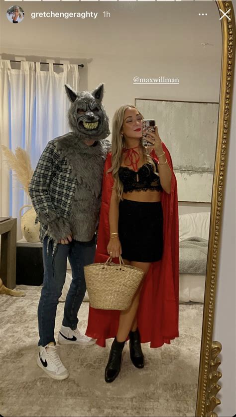 Red Riding Hood And Wolf Trendy Halloween Costumes Halloween Outfits