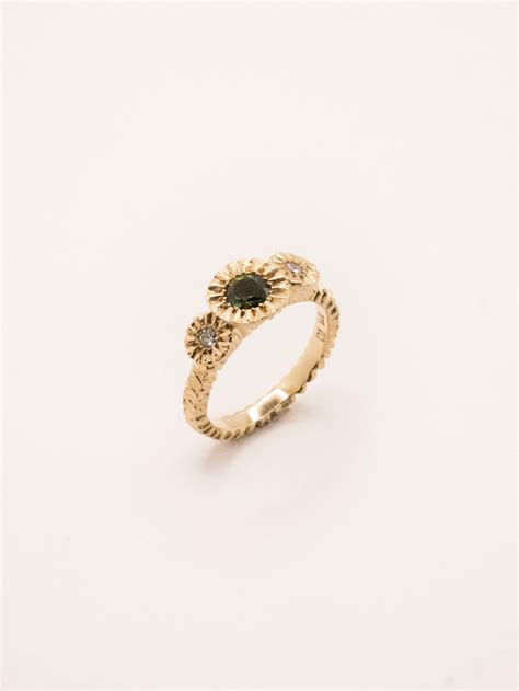 Triple Teeth Gem Ring ~ Custom Order